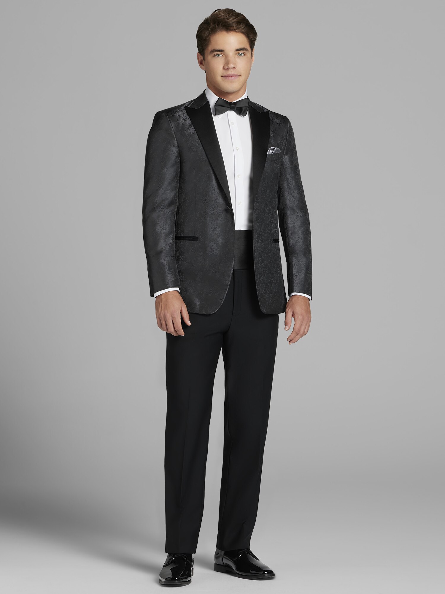 Charcoal Dinner Jacket Tux By Egara Tuxedo Rental